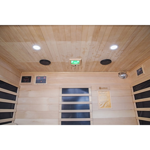 Heatwave Sonoma 4-Person Hemlock Infrared Sauna with 9 Carbon Heaters | Wayfair